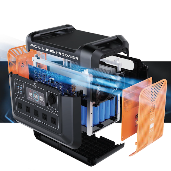 Rolling Power – RP2400W Portable Power Station with 2232Wh LiFePO4 ...