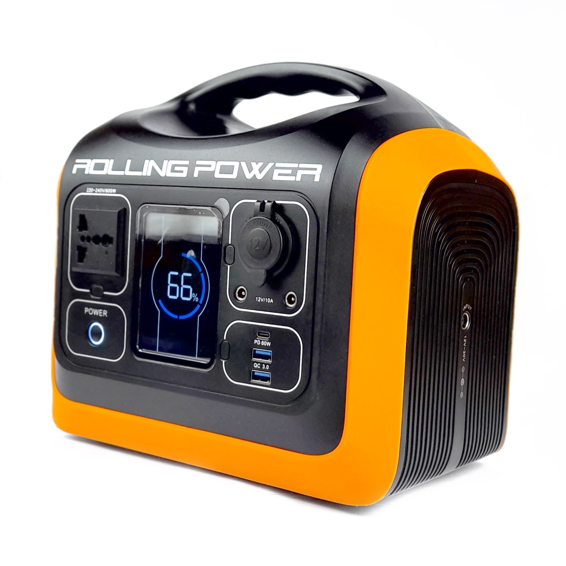 Rolling Power – RP600W Portable Power Station with 595Wh LiFePO4 ...
